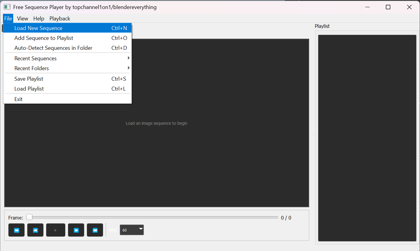 Free Sequence Player – Open Source Sequence Tool